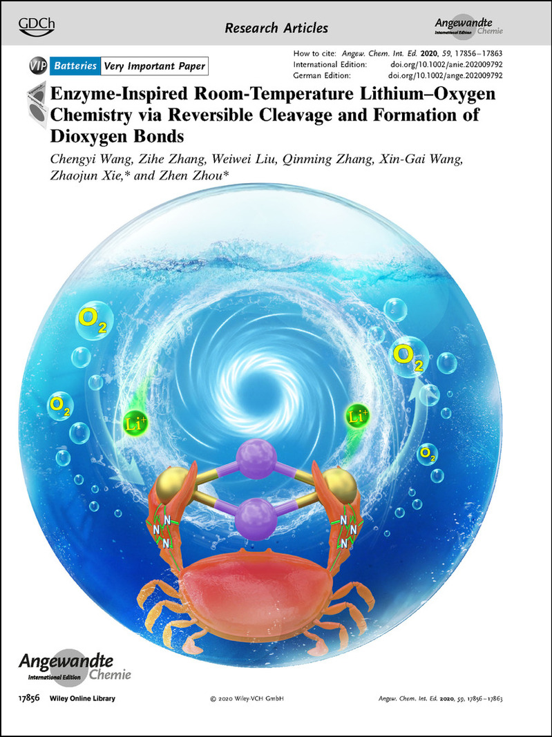 Enzyme Inspired Room Temperature Lithium Oxygen Chemistry Via